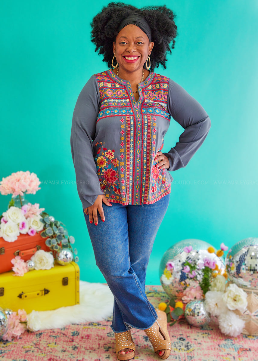 Moonlight Gaze Top - FINAL SALE – Paisley Grace Boutique