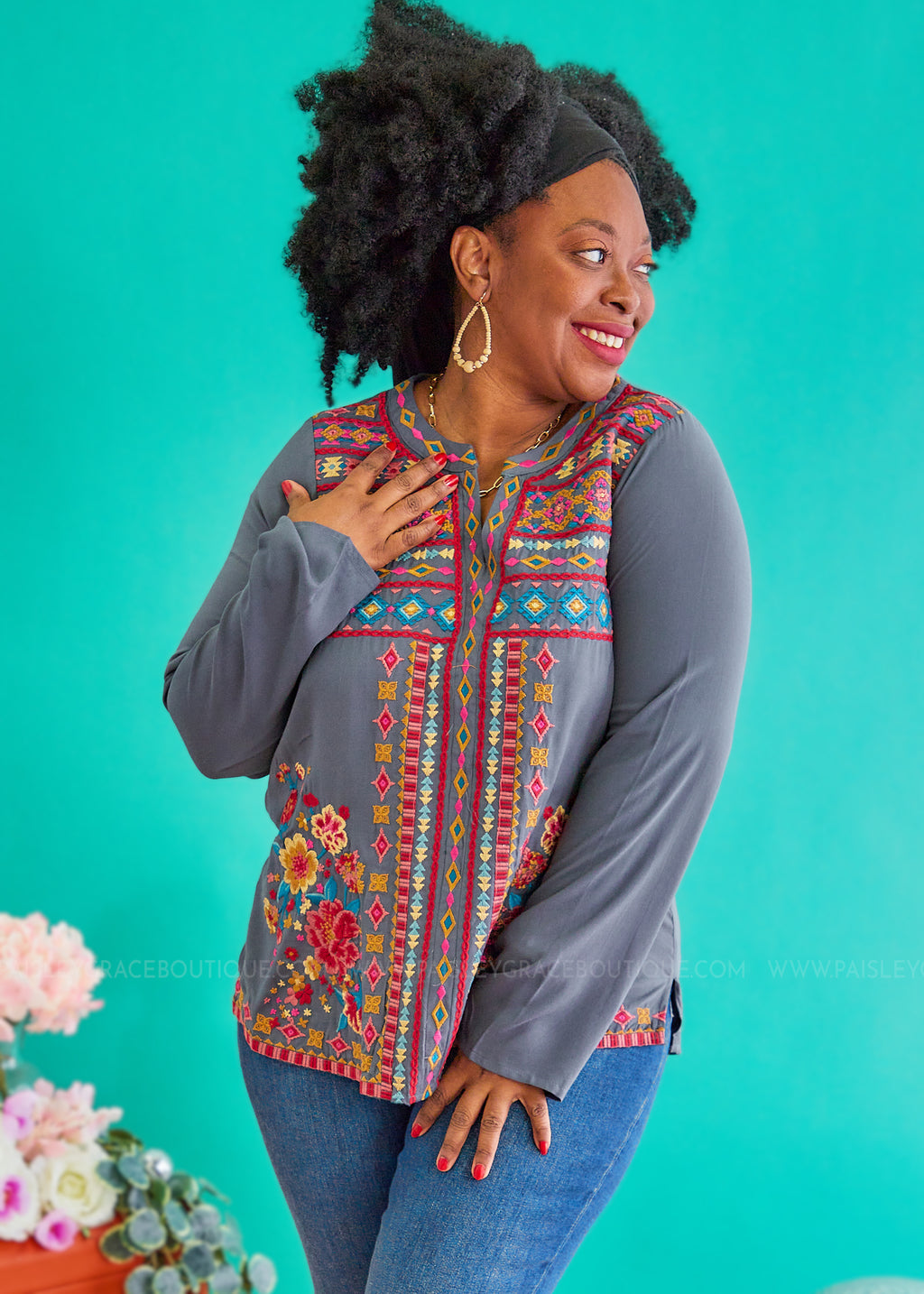 Moonlight Gaze Top* FINAL SALE * – Paisley Grace Boutique