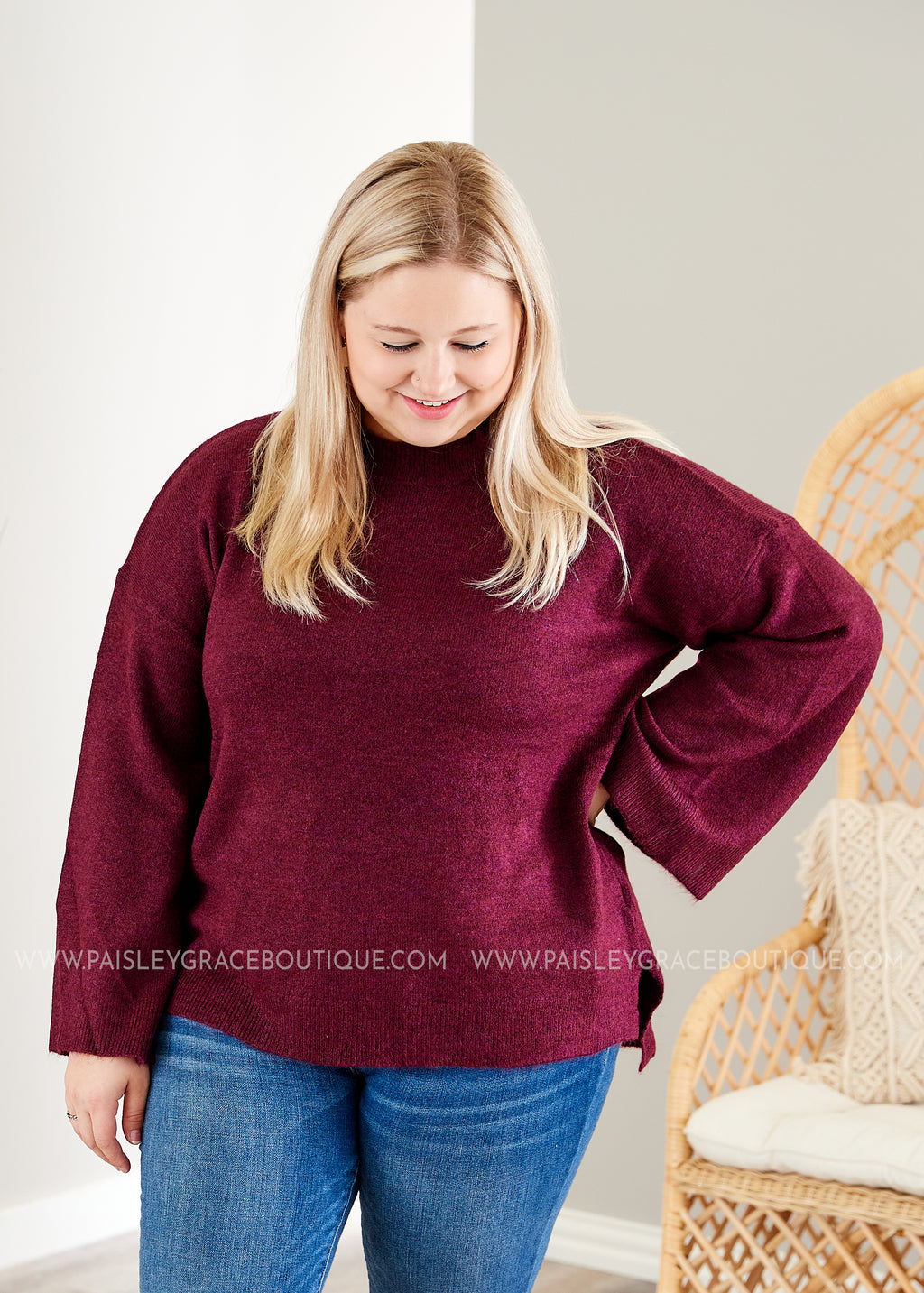 Halsey Sweater - LAST ONES FINAL SALE – Paisley Grace Boutique