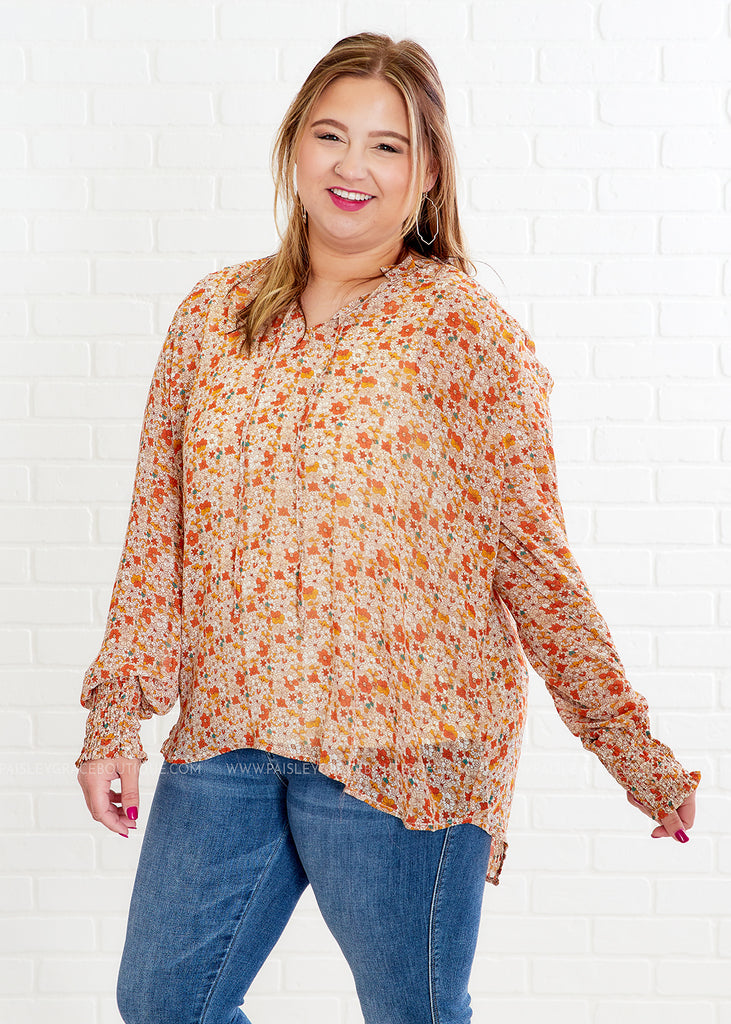 Flirty with Flair Top - FINAL SALE – Paisley Grace Boutique